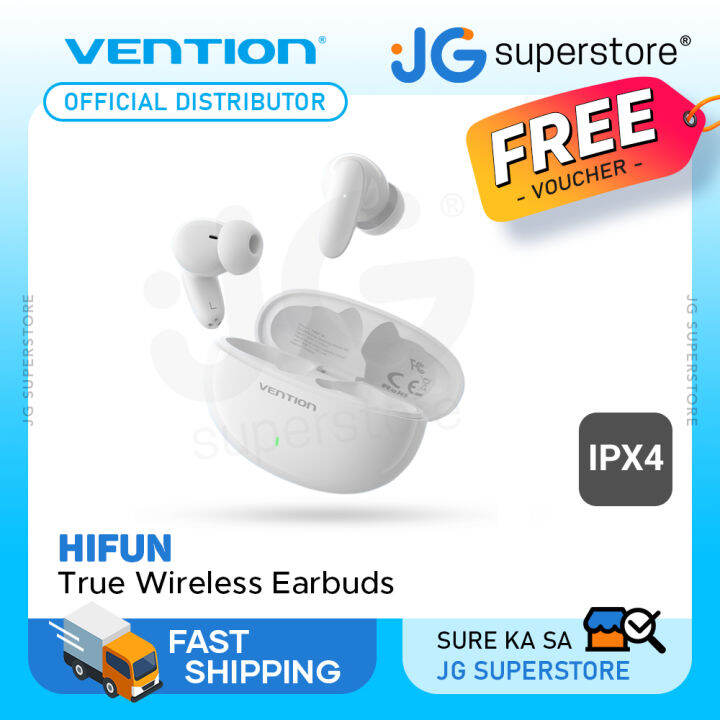 Vention HiFun TWS True Wireless Earbuds Bluetooth 5.3 with Mic Hi-Fi ...
