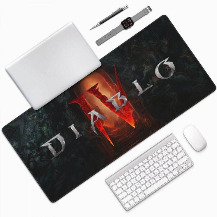 Diablo 4 สยองขวัญเกมมิ่งแล็ปท็อปแผ่นรองเมาส์แป้นพิมพ์แผ่นรองเมาส์ ...