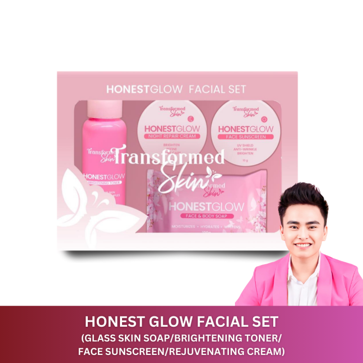 Honest Glow Transformed Skin Facial Rejuvenating Set | Lazada PH