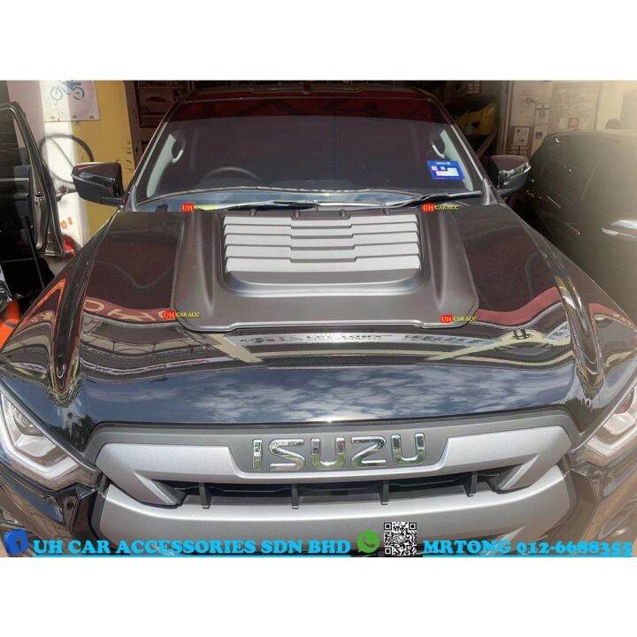 ISUZU DMAX D-MAX 2020-2022 ABS FRONT BONET HOOD SCOOP | Lazada