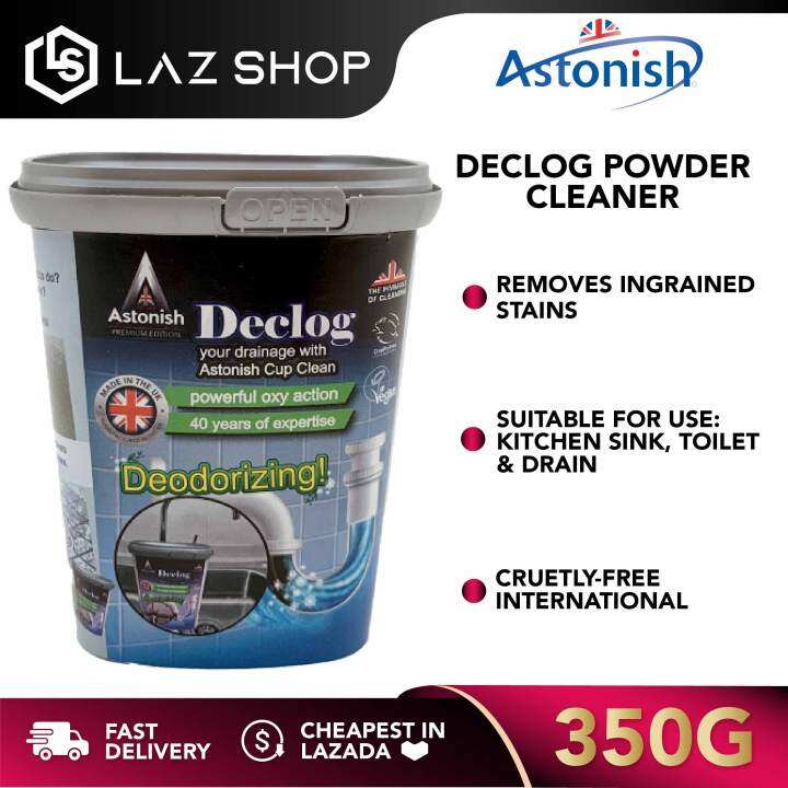 Astonish 350g Premium Edition Declog | Deodorizing | Drain & Dodge ...