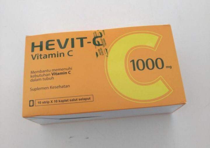 Hevit-C Vitamin C 1000mg strip isi 10 tablet | Lazada Indonesia