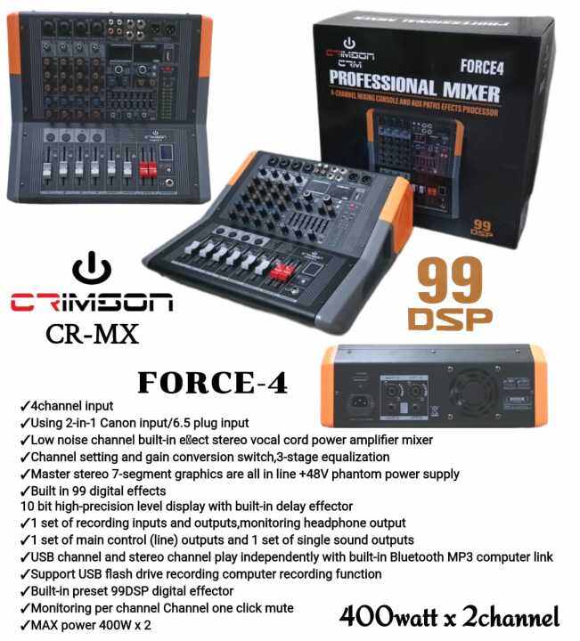 MIXER CRIMSON CR MX FORCE 4 / CR MX FORCE4 ORIGINAL CRIMSON | Lazada Indonesia