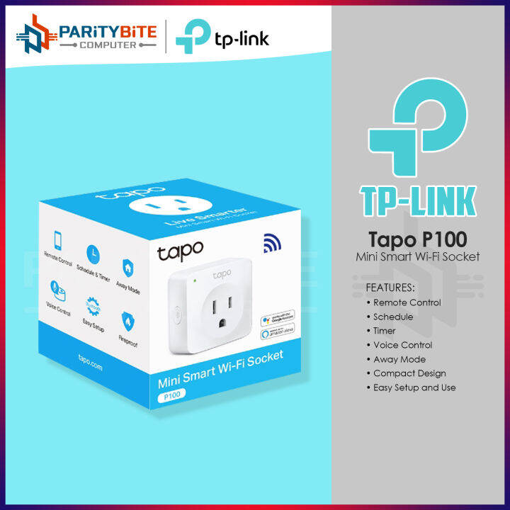 TP-Link Tapo P100 (1-Pack) Mini Smart Wi-Fi Socket | Lazada PH
