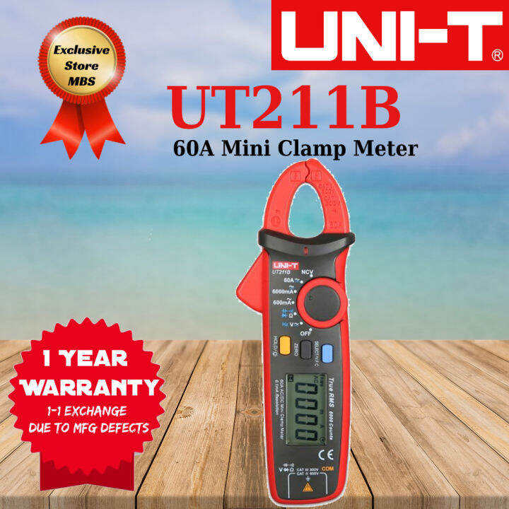 UNI-T UT211B 60A Mini Clamp Meter | Lazada