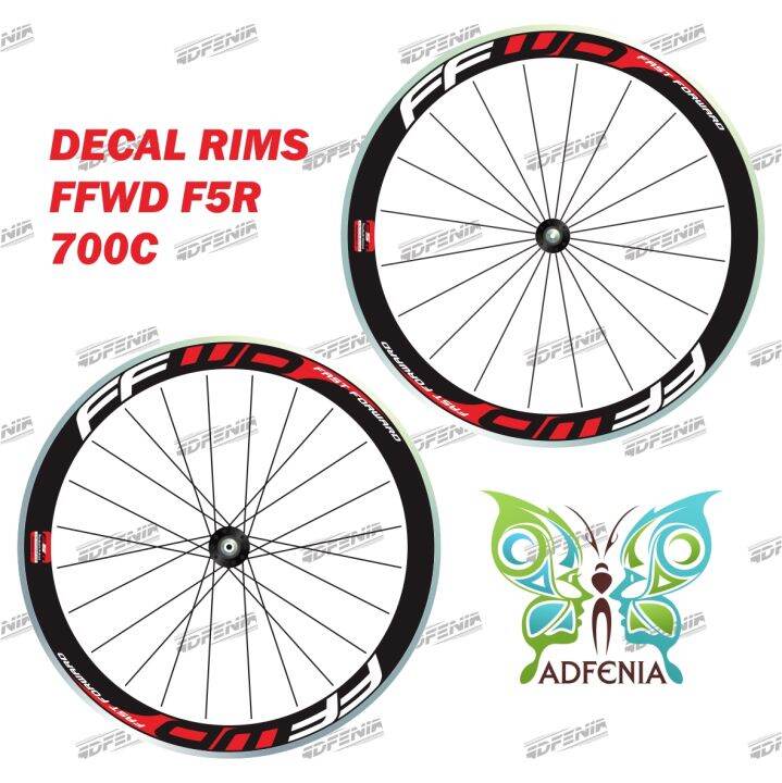 Stiker FFWD F5R lebar 4 cm Sticker Decal Rims Velg Roadbike Fixedgear ...