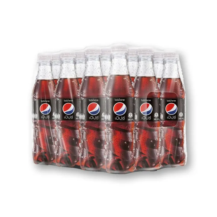 ราคาพิเศษ เป๊ปซี่ น้ำอัดลม ไม่มีน้ำตาล 345 มล. x 12 ขวด Pepsi Soft ...