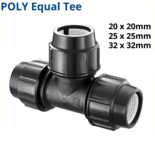 Poly Equal Tee 20MM 25MM 32MM | Lazada