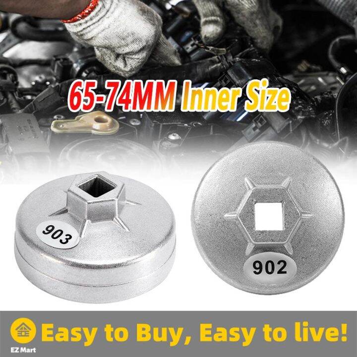【Fast Shipping】 67/74 Mm Cover Oil Filter Wrench Steel Machinery Filter ...