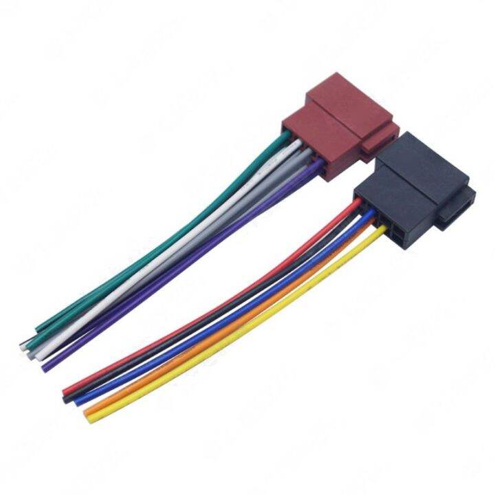 Hot Sale 1 Pairs Universal Car Stereo Female ISO- Radio Plug Adapter ...