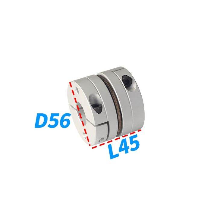 D56L45 Aluminum Bellow Shaft Coupler Single Diaphragm Coupling ...
