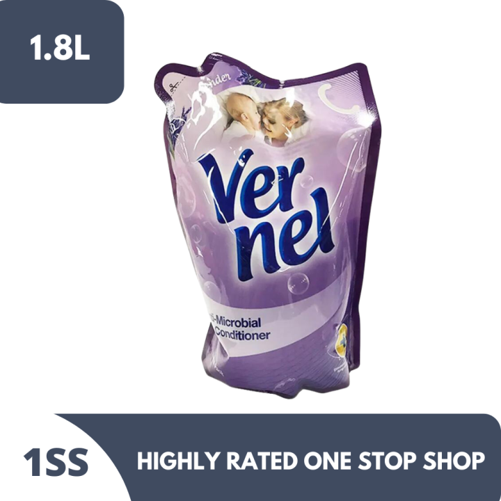 Vernel Antimicrobial Fabric Conditioner, Lavender 1.8L | Lazada PH