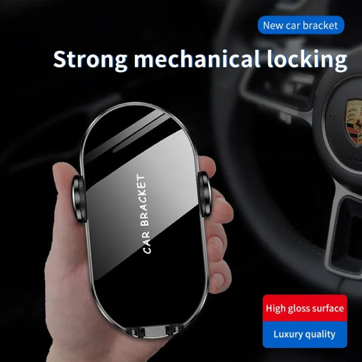 V38 Car Mechanical Mobile Phone Bracket Button Gravity Clip Arm Cartoon ...
