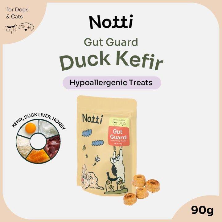 NOTTI Gut Guard Duck Kefir Training Rings Slow-Baked Treats ...