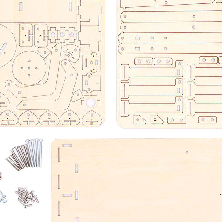 Robot Arm Building Toy Hydraulic Wooden Mechanical Model Tool Set Kit ...