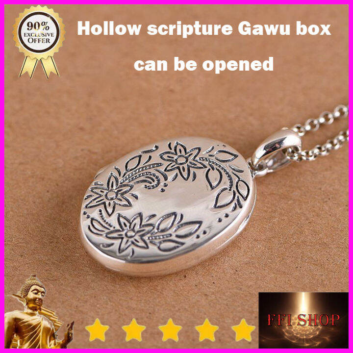 Photo Box Pendant Can Be Opened To Hold Things, Peace Amulets, Amulets, Scriptures, Hollow ...