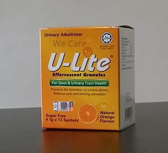 U-LITE Effervescent Granules Sachet 12's - Alkalinizer For Urinary ...