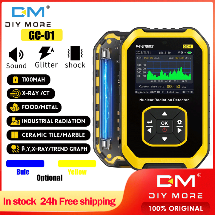 diymore GC-01 Geiger Counter Nuclear Radiation Detector GM Tube ...