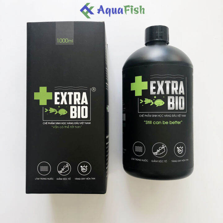 Vi Sinh Extra Bio 500ml 1000ml (men vi sinh làm trong nước và cân bằng PH cho hồ cá Koi bể cá ...