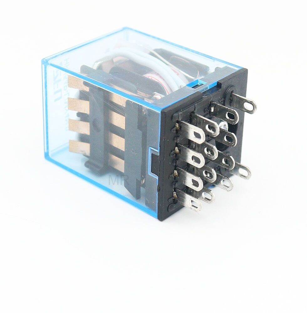 1PCS MY4 General Purpose Relay 4pdt14pins relais DC 12V/ 24V /110V 220V relay MY4 switch ...
