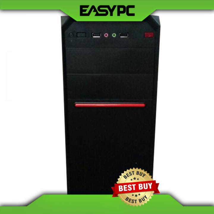EasyPC | Neutron 2817 Mini Atx Case Red With Generic 700watts Power ...