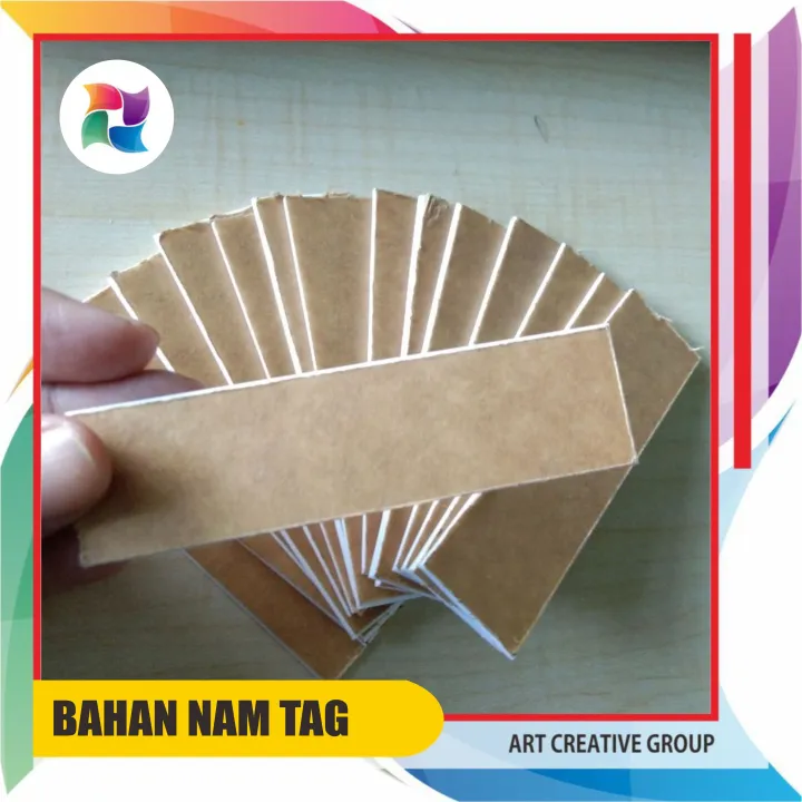 BAHAN PAPAN NAMA DADA AKRILIK /NAME TAG ACRYLIC PAPAN NAMA NAME TAG ...