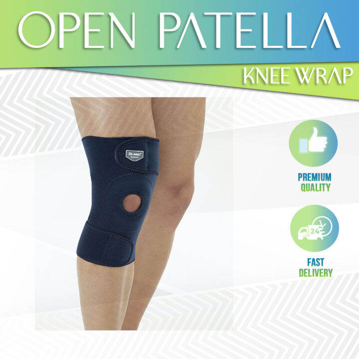 DR MED Full Open Patella Knee Wrap | Lazada