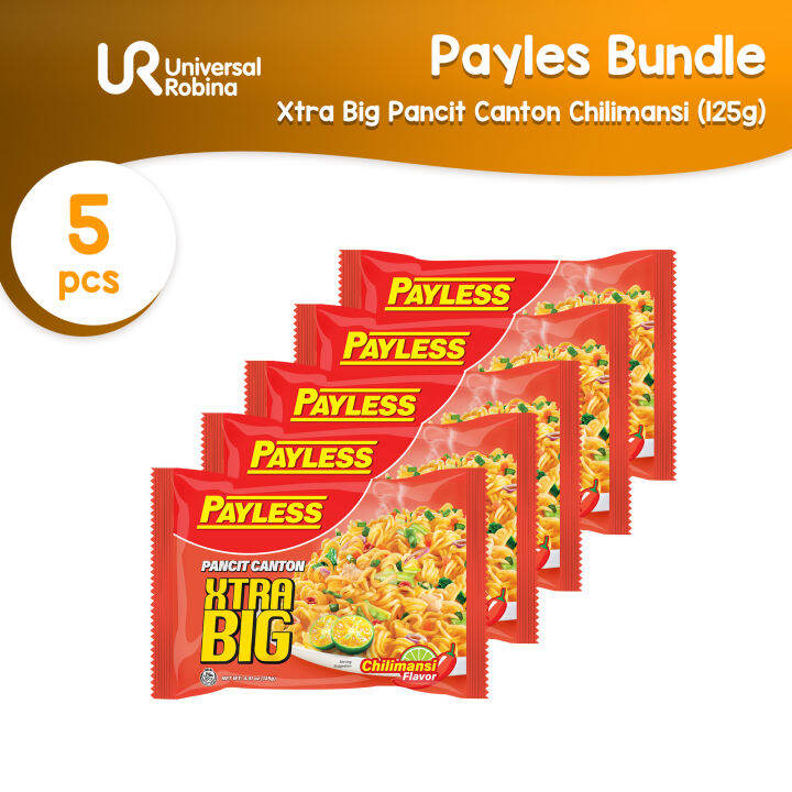 5 x Payless Xtra Big Pancit Canton Chilimansi (125g) | Lazada PH