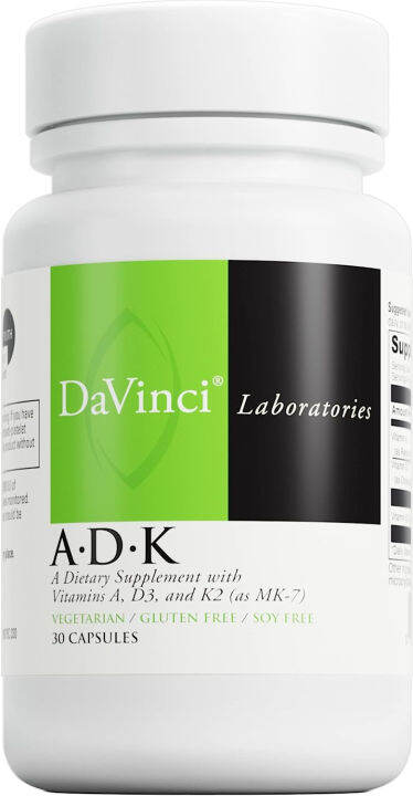 DAVINCI Labs ADK - Dietary Supplement to Support Bone Structure, Heart ...