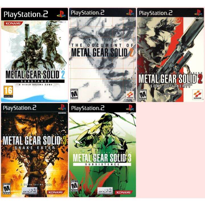 Metal Gear Solid ทุกภาค PS2 Playstation 2 เมทัลเกียร์ โซลิด | Lazada.co.th