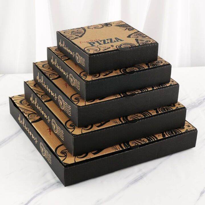 Kraft paper Waleng pizza box 4/6/8/10/12/14/16 inch hexagonal pizza ...