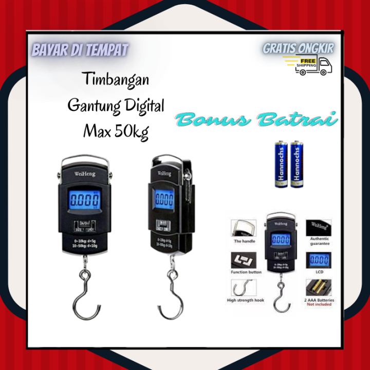 Timbangan Gantung Digital ElektrikK Alat Timbang KOPER DIGITAL SERBA ...