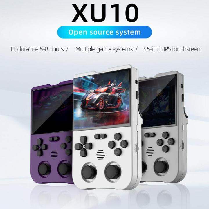 Handheld Console 3000mAh Battery Retro Game Console 3.5 Inch ...