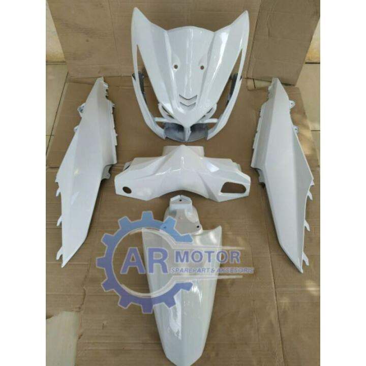 body beat fi.. full body Alus honda beat fi lama 2013-2014 warna putih ...
