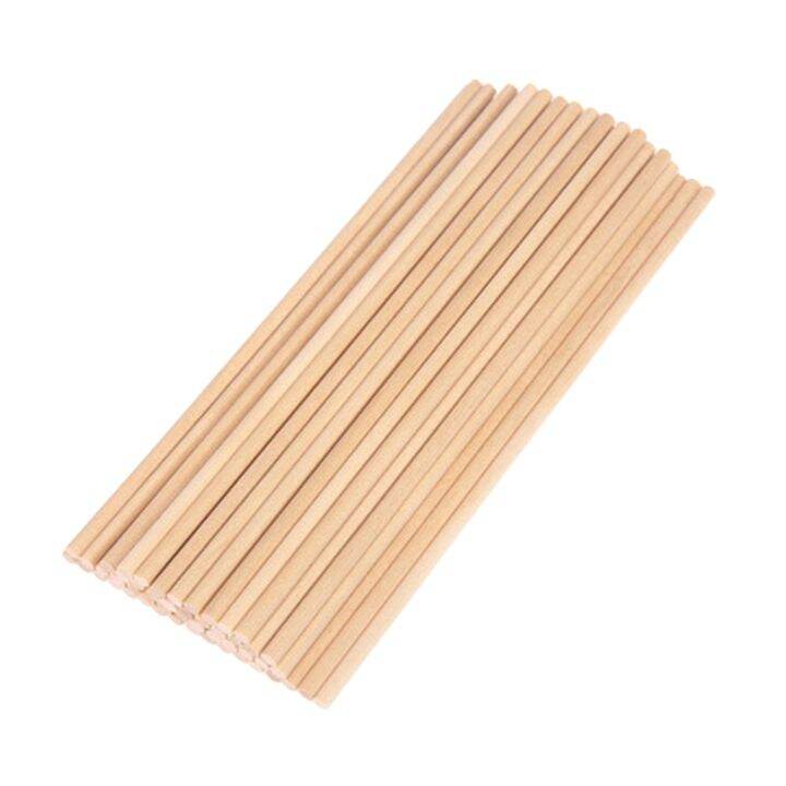 200mm Wooden Sticks Craft Sticks DIY Wooden Arts Craft Sticks Dowels ...
