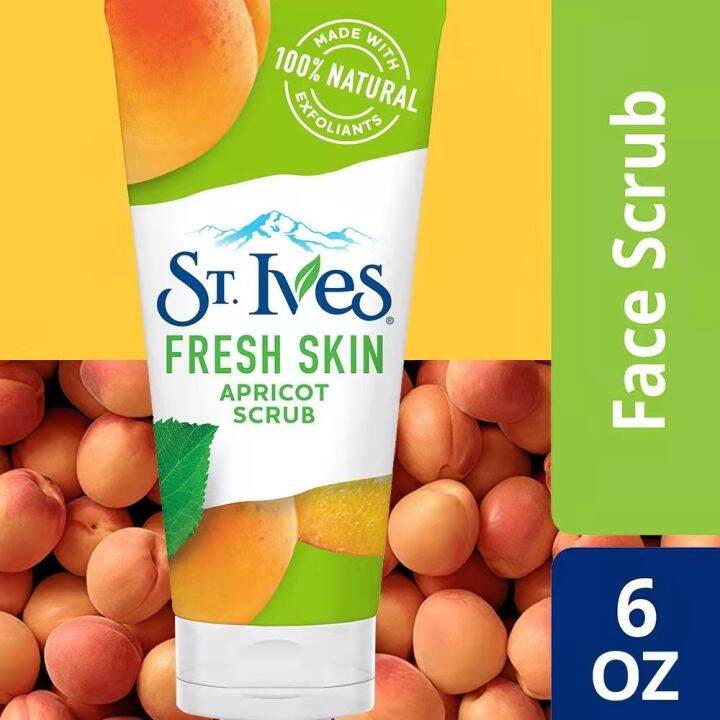Cleanser & Scrubs St. Ives Facial Scrub Fresh Skin Apricot 6oz | Lazada PH