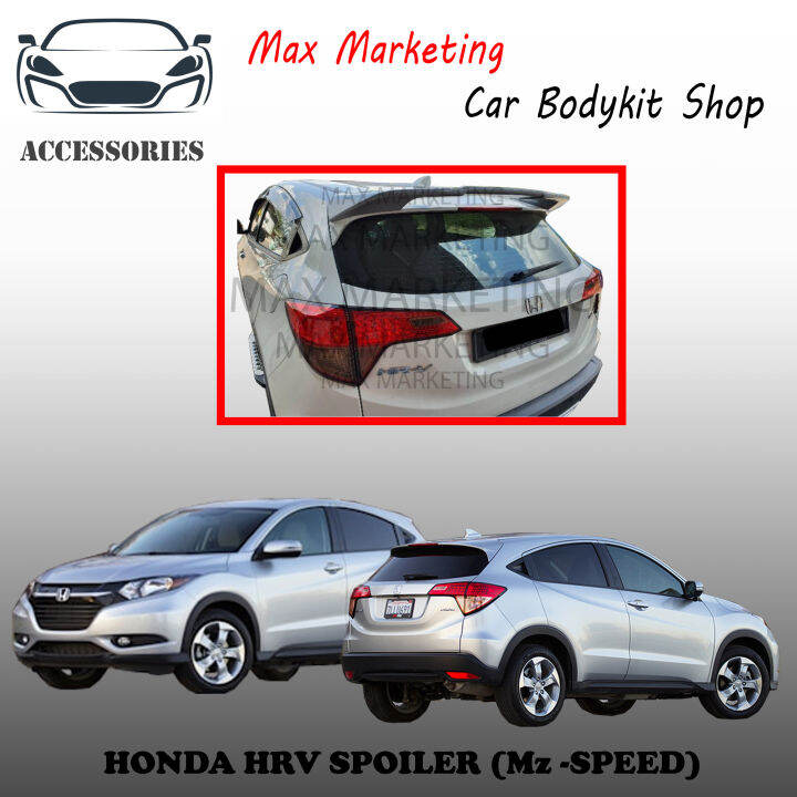 HONDA HRV SPOILER (Mz-SPEED) (FIBER GLASS)SKIRT LIP BODYKIT | Lazada