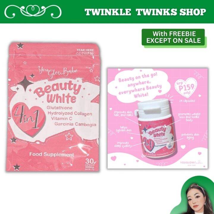 You Glow Babe Beauty White 4 in 1 Glutathione Collagen | Lazada PH