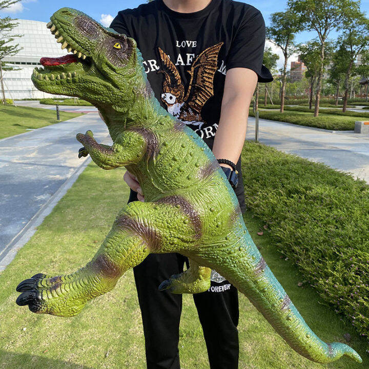 Super Large Dinosaur Shark Model Toys for Kids Tyrannosaurus Rex Soft ...