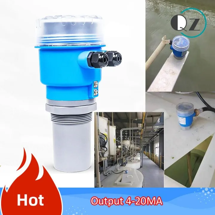 Non-Contact Ultrasonic Transmitter Ultrasonic Level Sensor Liquid Fuel Integrated Smart Level ...