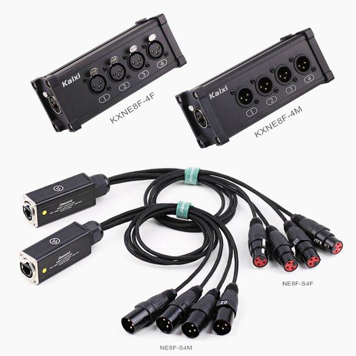 XLR Audio Snake 4 Channel 3 Pin Multi Network Breakout for Stage and ...