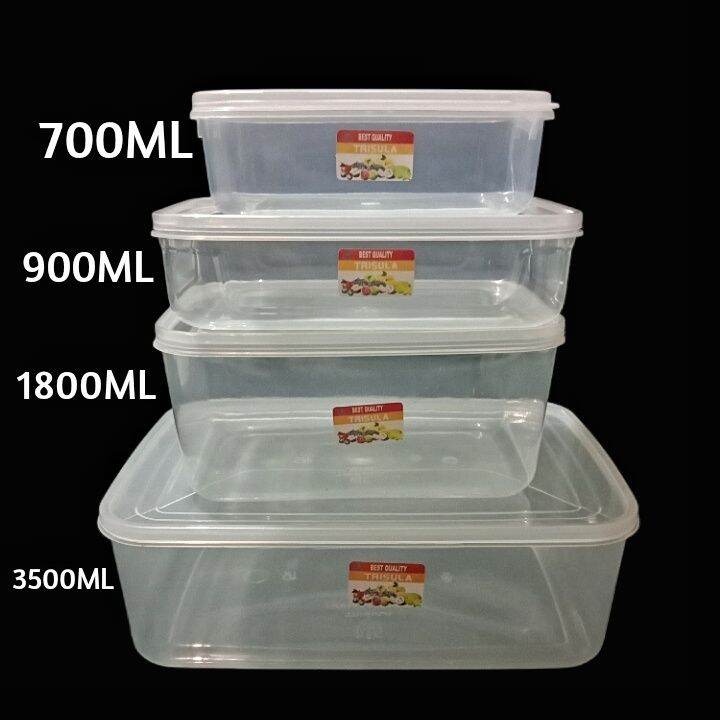 Food Box 3500ml Plastik Kotak Makan 3 5l Tempat Donat Toples