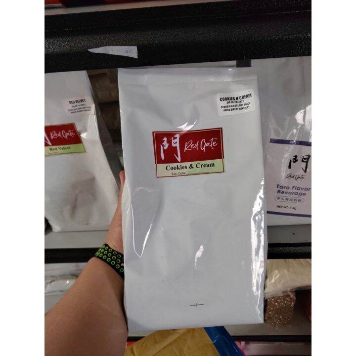 Cookies And Cream Premium Powder Red Gate Brand 1kg for MilkTea Shakes ...