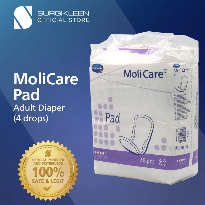 Molicare® Pad 4 Drops Pack of 28 Pads | Lazada PH