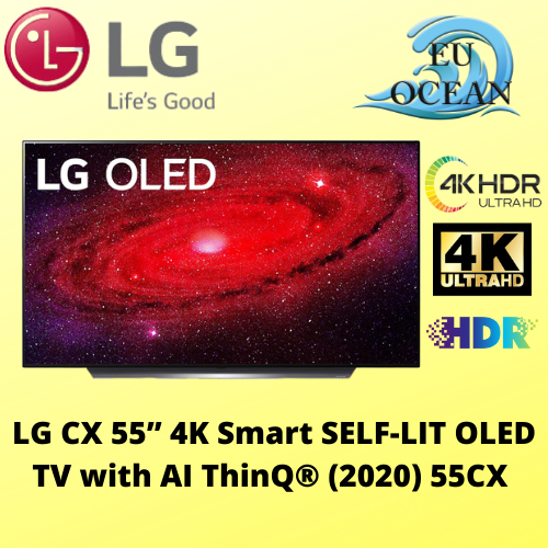 LG CX 55” 4K Smart SELF-LIT OLED TV with AI ThinQ® (2020) 55CX | Lazada