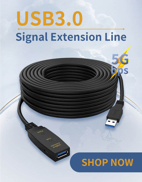 Long USB 3.0 extension cable with amplifier 10M 5M Active USB 3.0 ... Long USB 3.0 extension cable with amplifier 10M 5M Active USB 3.0 ...