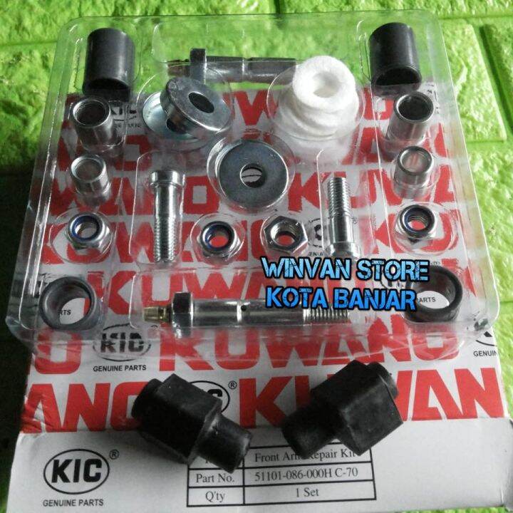 Karet apolo stoper + Repair Kit shock parkit shok depan Honda C70 C700 ...