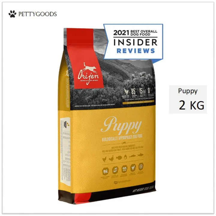 GL อาหารสัตว์ ฟัน แทะ ขนม Orijen Puppy Dog Food ออริเจน อาหารลูกสุนัข พรีเมี่ยม 2 kg Origen ลูก ...