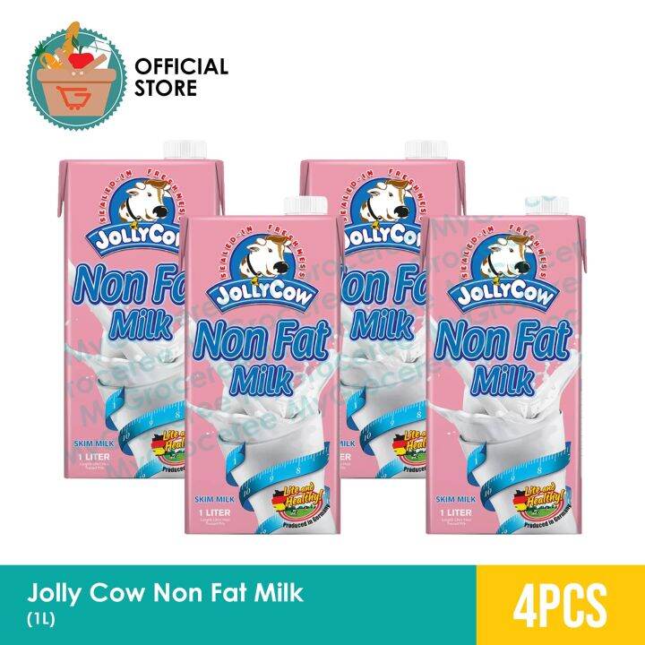Jolly Cow Non Fat Milk 1L x 4s | Lazada PH