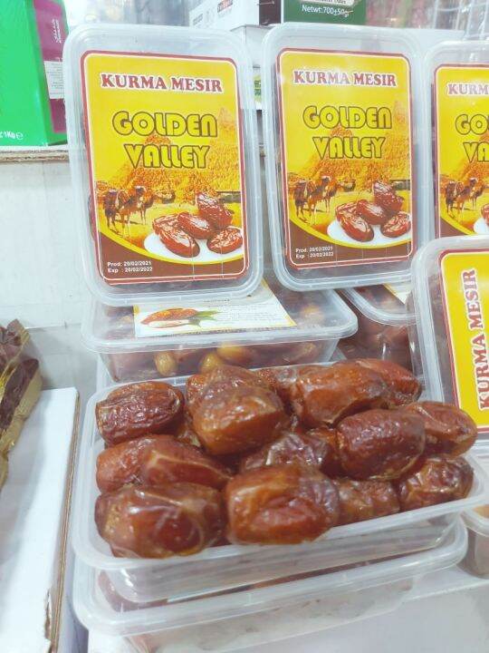 Kurma Mesir golden valey Pack 1Kg | Kurma Mesir Premium(EXP 2024 ...